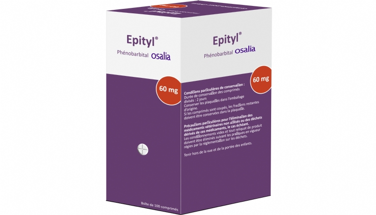 Osalia propose Epityl, phénobarbital pour chiens en comprimés